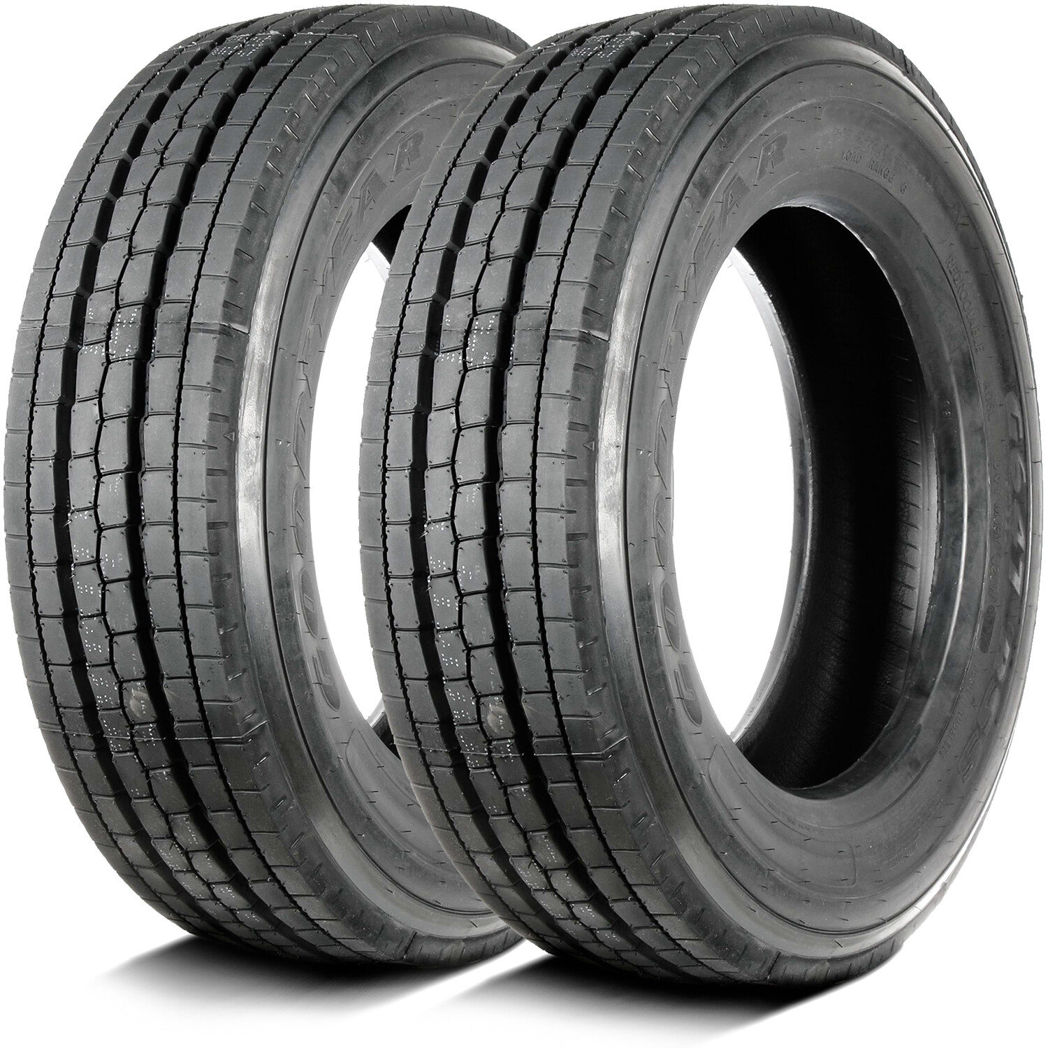 2 Tires Goodyear G647 RSS 225/70R19.5 Load G 14 Ply All Position ...