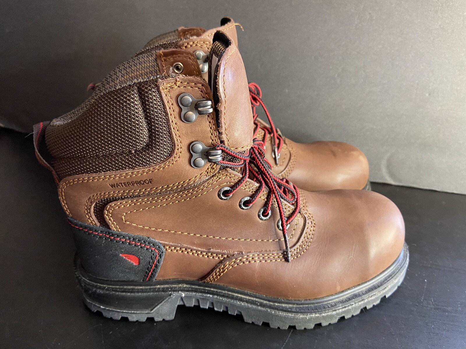 Red Wing Hiking Boots Brown 2347 BRNR XP Waterproof Safety Toe US 6.5 B ...