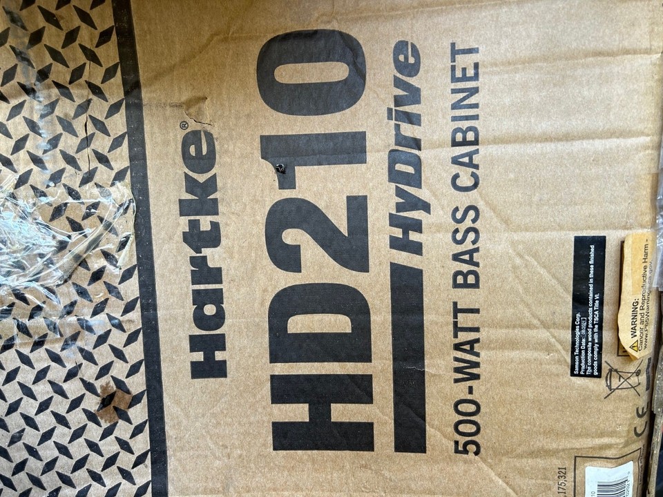 hartke hd210 hydrive 500 watt bass cabinet inbox | eBay