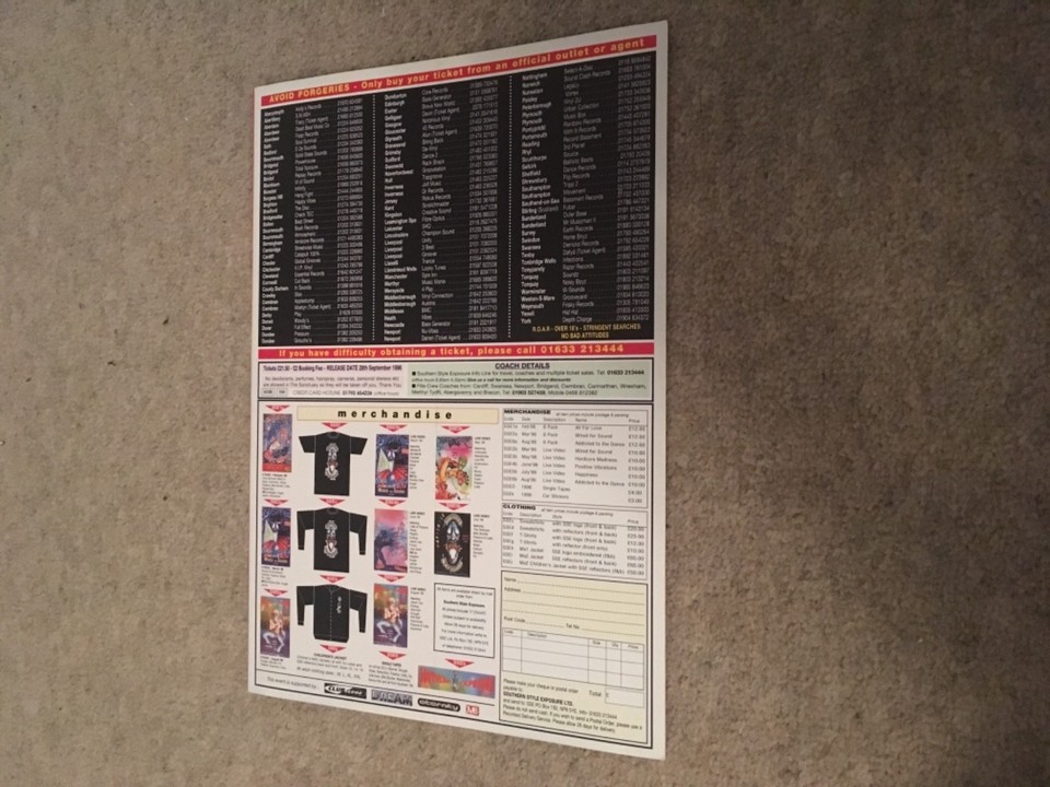 Southern Style Exposure 1st Birthday 9 November 1996 Rave Flyer Flyers ...
