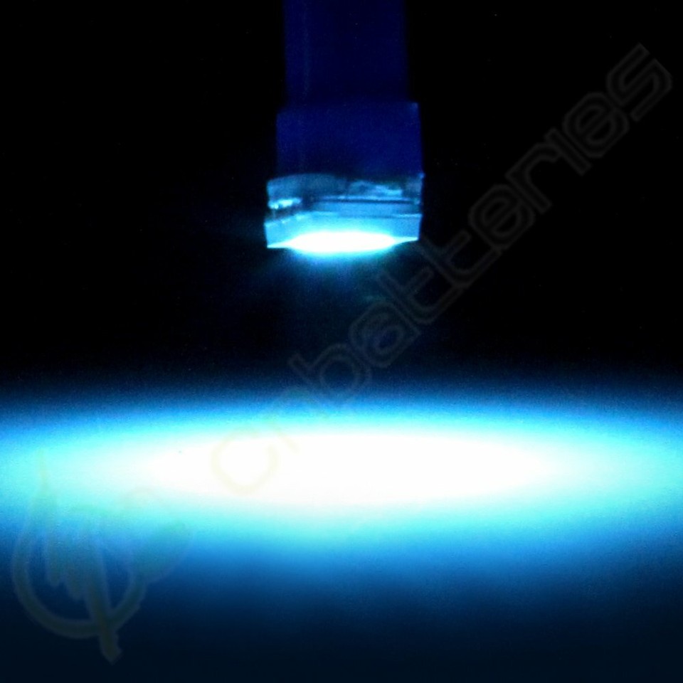 10x T5 Ice Blue 58 70 73 74 Dashboard Gauge 5050 SMD LED Wedge Lamp ...
