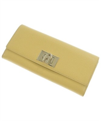 FURLA Wallet/Coin Case Yellow 2200433946014 | eBay