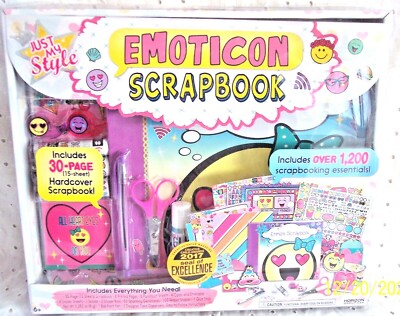 EMOTICON SCRAPBOOK SET OVER 1200 SCRAPBOOKING ESSENTIALS - NEW | eBay