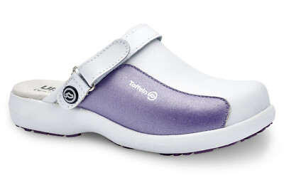 Toffeln Ultra Lite 0696 - Shiny Purple - Womens Work Clogs | eBay Australia