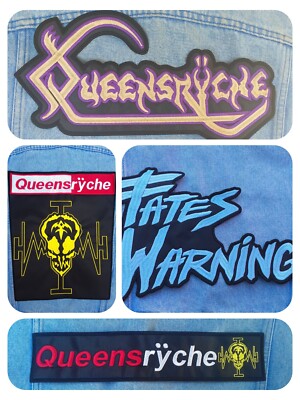 Queensryche Fates Warning Crimson Glory embroidered back patch heavy ...