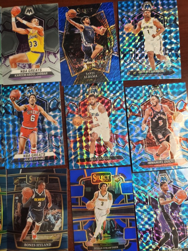 15X 2023/24 NBA Insets Parallel, Rookies LOT OF 15 Great Value ...
