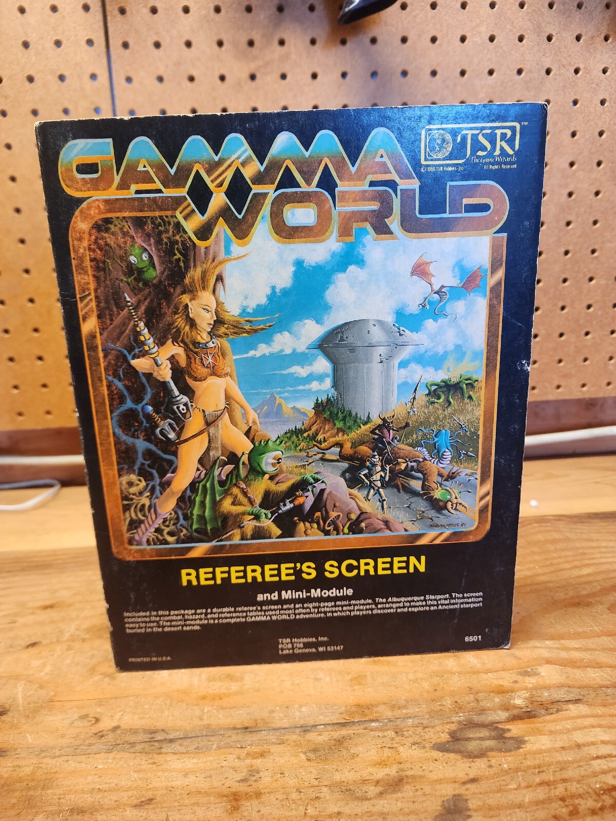 Gamma World TSR 6501 Referee's Screen 1981 1st Edition | eBay