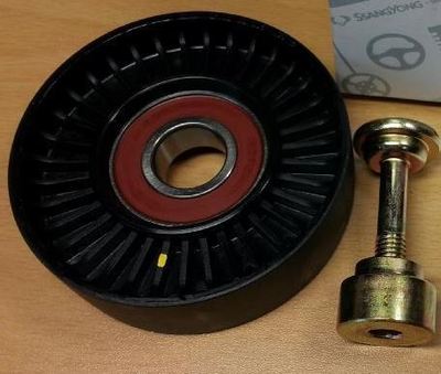 GENUINE BRAND NEW TENSIONER PULLEY SUITS SSANGYONG REXTON 2.9L 2002 ...