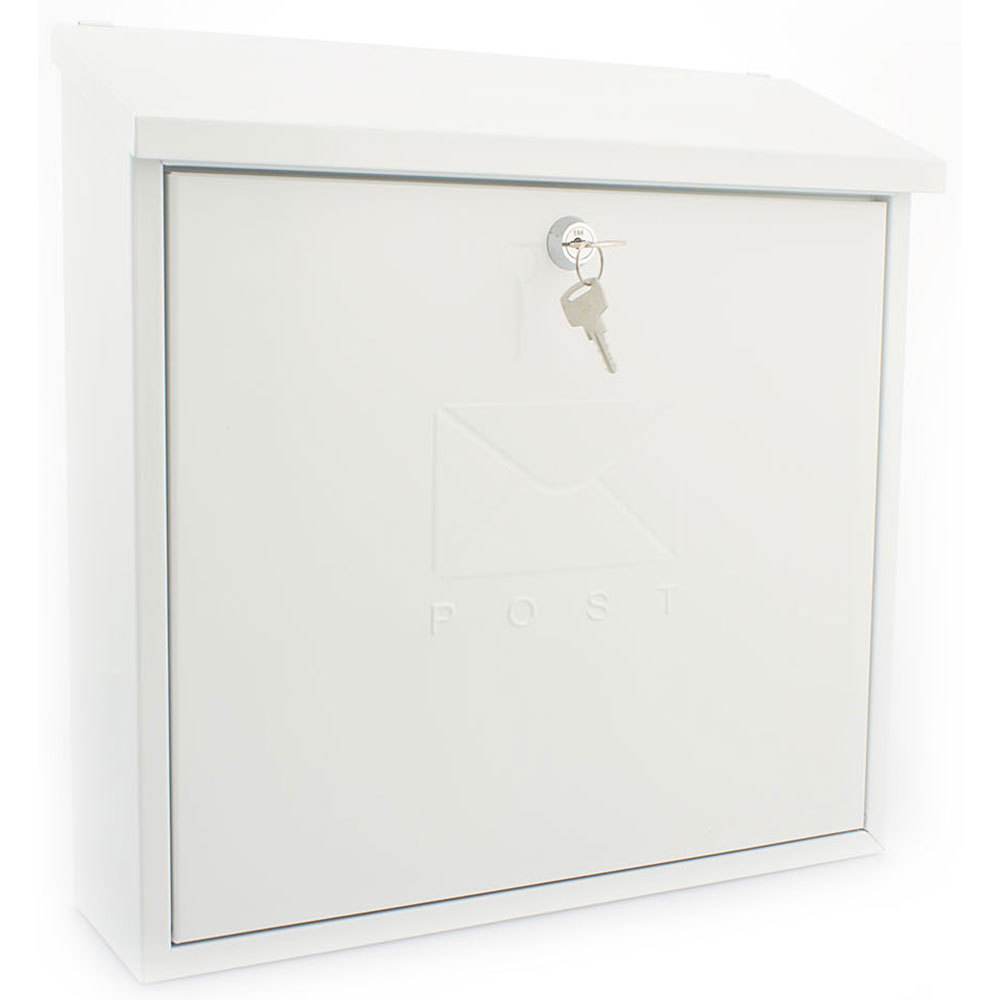 Sterling Contemporary Post Box Weather Resistant Locking Mailbox | eBay