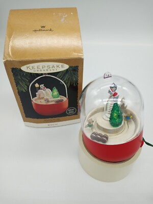 1995 Hallmark Magic Keepsake Ornament Light & Motion Jumping for Joy ...
