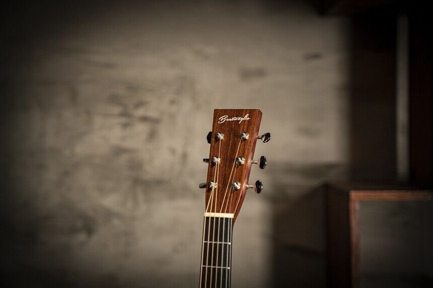 Bentivoglio MP502LVC All Solid Bevel Grand Auditorium Acoustic Guitar ...