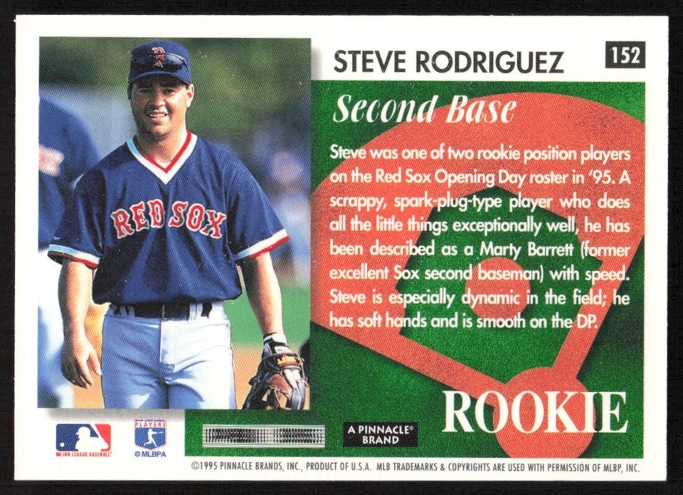 1995 Score Summit Rookie Steve Rodriguez RC #152 Boston Red Sox | eBay