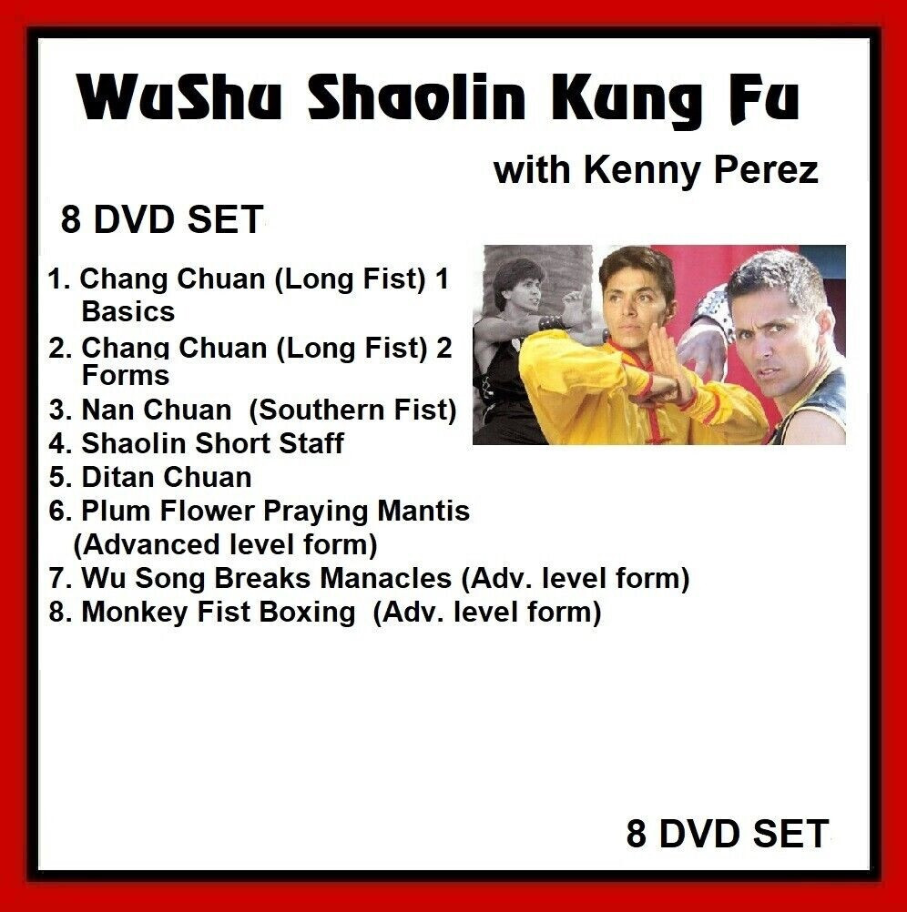 Dynamic WuShu Shaolin Kung Fu 8 DVD Set instructional training Chang ...