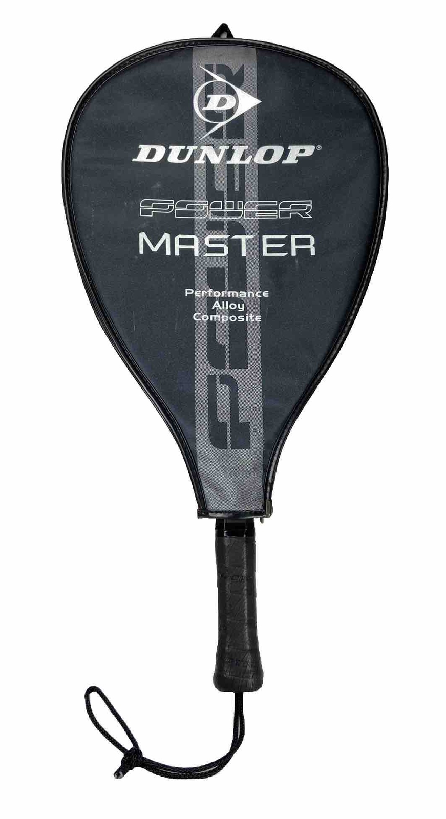 Dunlop Power Master Performance Racquetball Racquet 3 7/8" Grip w Cover ...