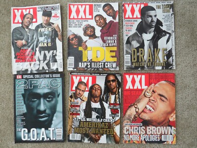 2013 XXL Magazine LOT Rap Hip Hop TDE 2PAC Lil Wayne Drake ASAP Rocky ...
