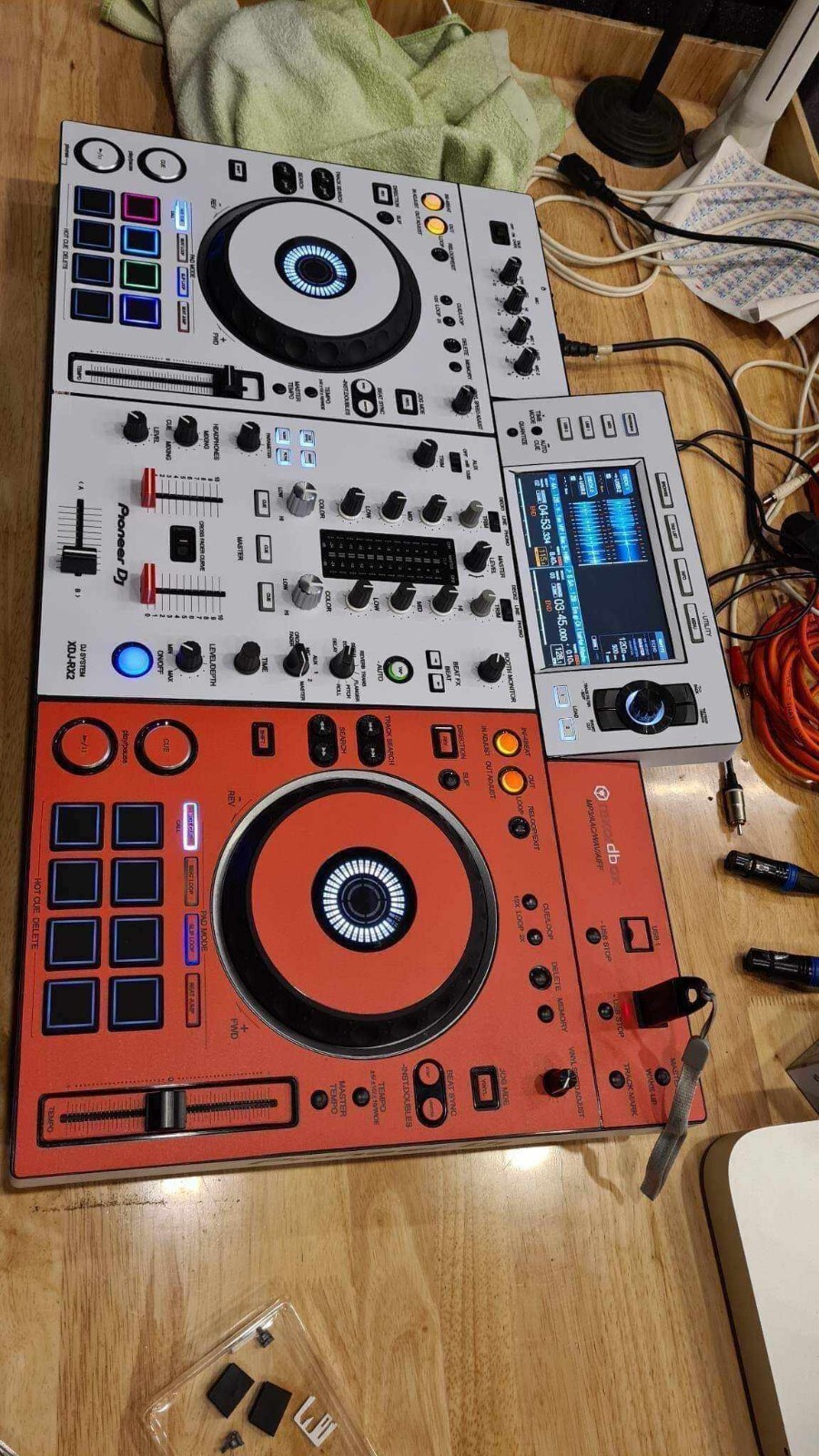 Skin Pioneer XDJ -RX3, RR, XZ, CDJ Skin Wood | Design | Full Wrap ...