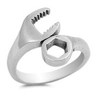 .925 Sterling Silver Wrench Tool Design Fashion Ring Size 5-13 NEW | eBay