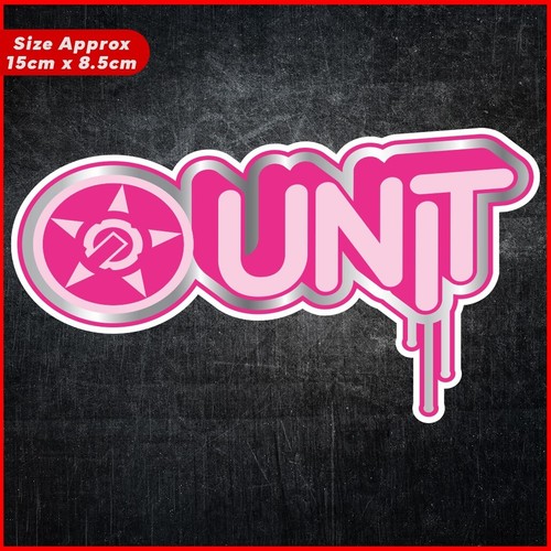 Unit Sticker / Decal Pink MX Motocross Girls Dirt Bike Ute 4x4 Straya ...