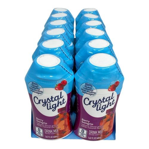 (12) Crystal Light Liquid Berry Sangria Naturally Flavored Drink Mix 1. ...