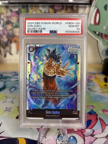 Dragon Ball Super Fusion World Son Goku FB04-129 Secret Rare ...