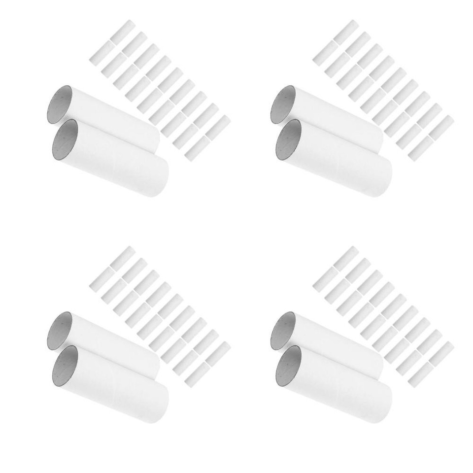 30pcs Cardboard Tubes Craft Diy Toilet Paper Empty Rolls Round For Kids ...