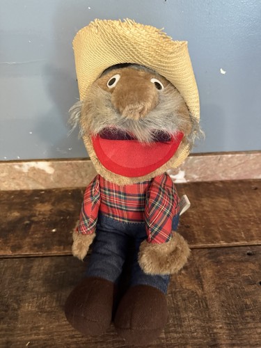 Shotgun Red Puppet Steve Hall Vintage Plush Ventriloquist Doll Country ...