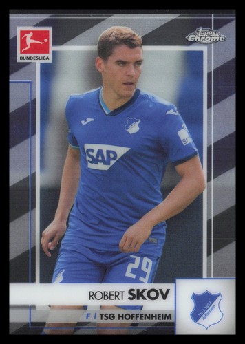 2020-21 Topps Chrome Bundesliga #47 Robert Skov TSG 1899 Hoffenheim ...