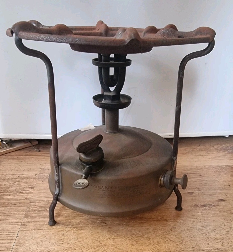 Vintage Original Primus No 1 Brass Camping Paraffin Stove. | eBay UK