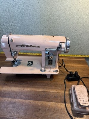Pink Atlas Precision Sewing Machine Straight Stitch Tested Works w ...