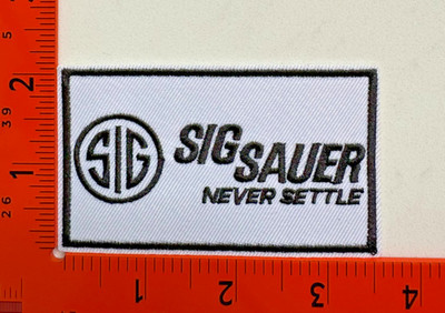 Sig Sauer Logo Embroidered Iron‑On Patch – Tactical Firearm Emblem | eBay