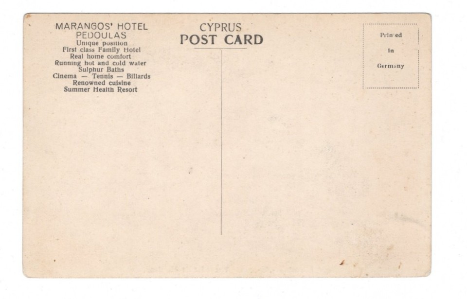 CYPRUS POSTCARD LIMASSOL DISTRICT HOSPITAL MARANGOS 1920'S VERY RARE | eBay