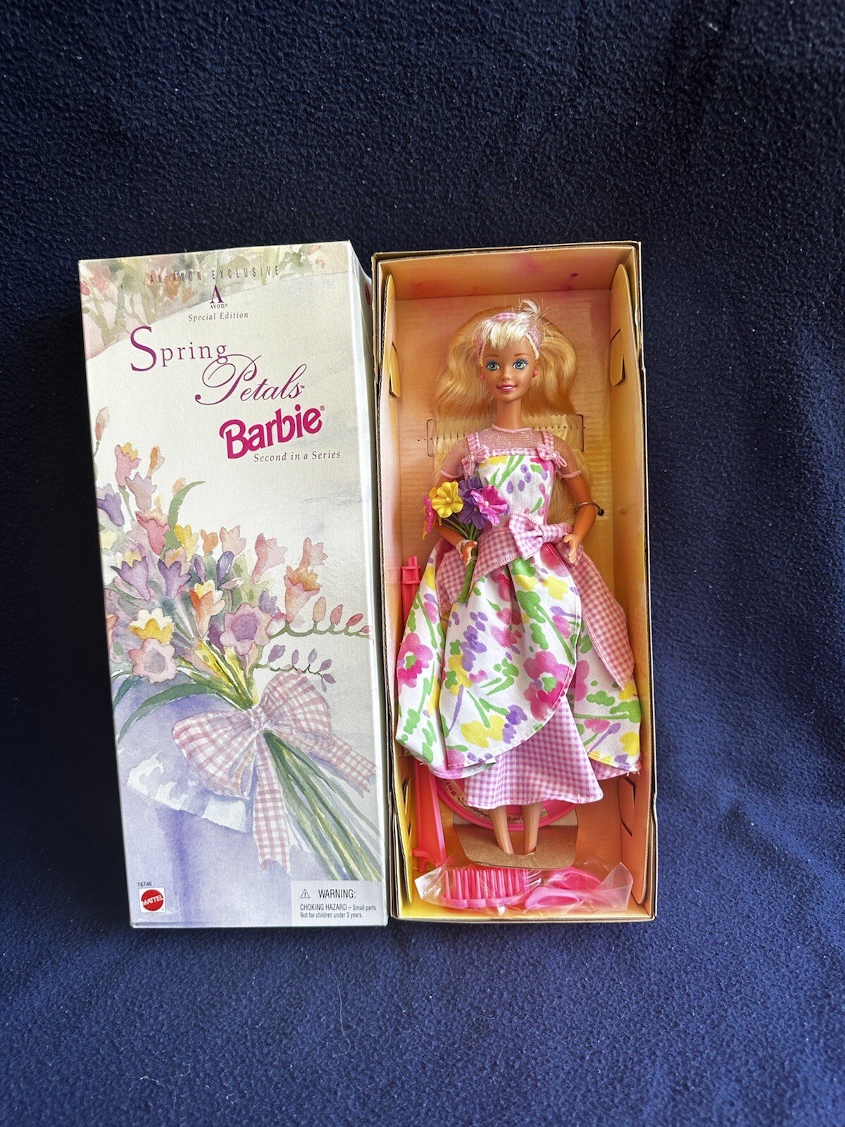 1 of 5 Vintage Avon Spring Petals Barbie 1996 2nd in Series NRFB rare ...