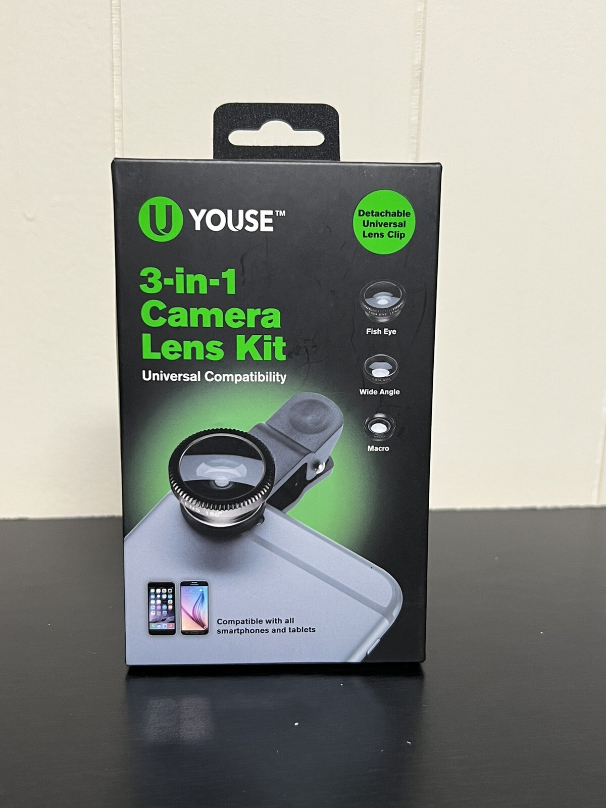 Youse 3-in-1 Camera Lens Kit for Smarphones and Tablets Android IOS ...