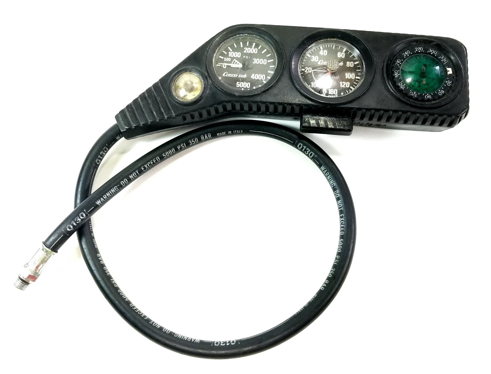 Cressi Scuba Dive 3 Gauge Complete Console Pressure SPG, Depth, Compass ...