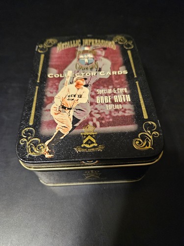 Babe Ruth 1994 Metallic Impressions Cooperstown Collection 5 Metal Card ...