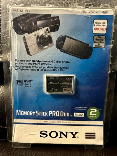 Sony 2GB Memory Stick PRO Duo Card - OEM - MSMT2G for sale online | eBay