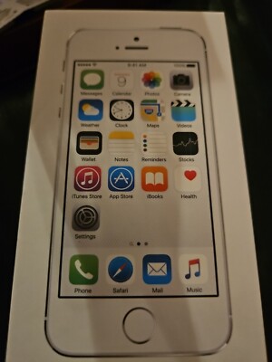 *BOX ONLY* - iPHONE 5s, 16GB, Silver, Model A1453 - *REPLACEMENT BOX ...