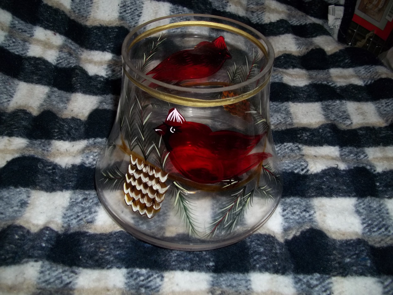 Hand Painted Cardinal Lamp Shade. | eBay
