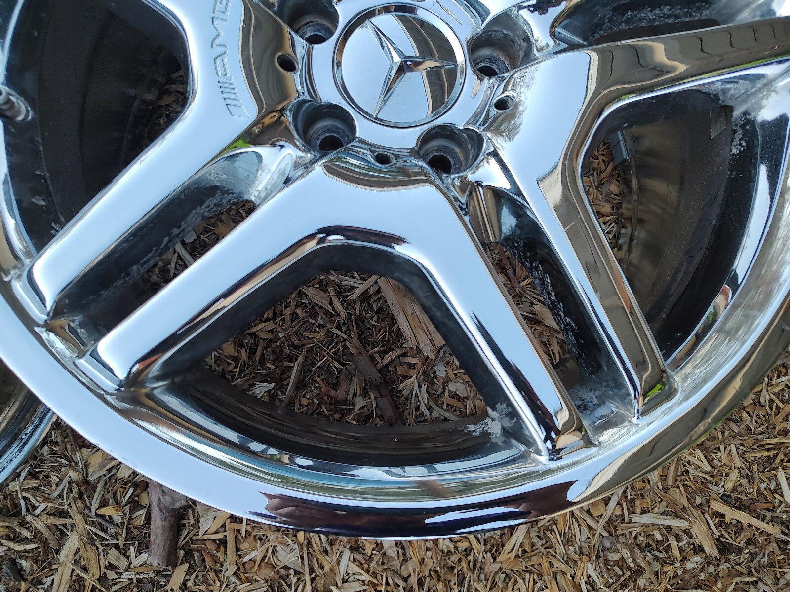 2003-2006 Mercedes CL55 S55 AMG Staggered Chrome Wheels Rims ...