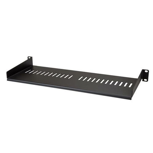 StarTech CABSHELF1U7V 1U Vented Server Rack Cabinet Shelf - Fixed 7in ...