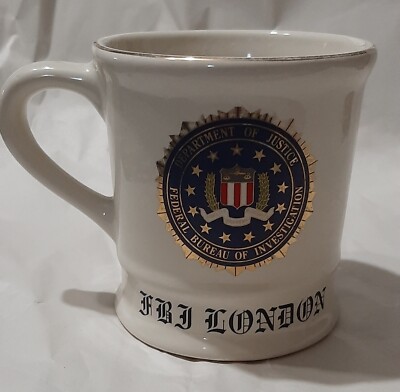 FBI London Federal Bureau of Investigation Mug | eBay
