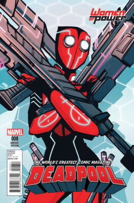 Deadpool (2016) # 8 Cover E (9.4-NM) Sabretooth, Women of Power Variant ...