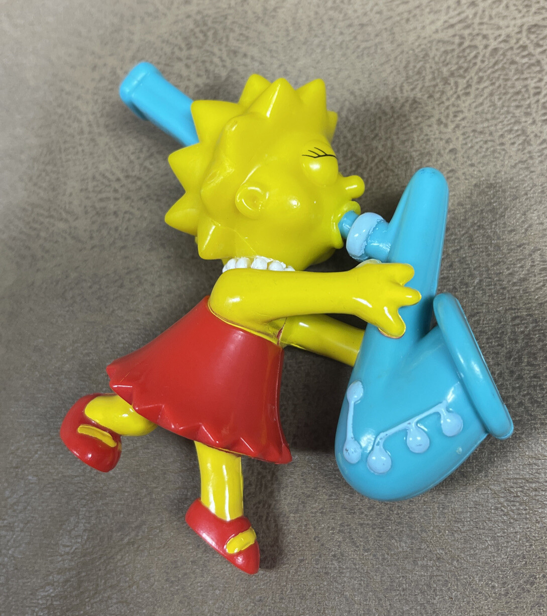 Vtg Lisa Simpson Saxophone Subway Toy 1997 The Simpsons Kids Meal Matt ...