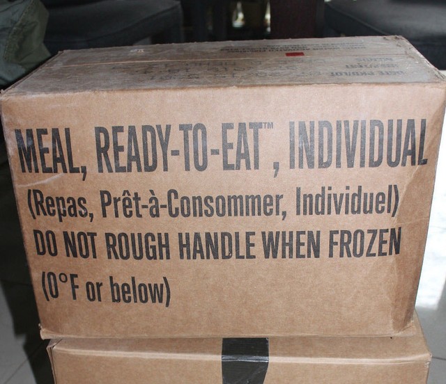 1 US ARMY A MRE BOX | eBay