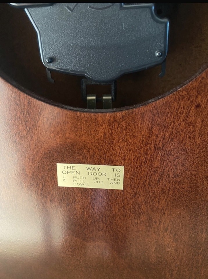 Vintage Rapport Westminster Chime Wall Clock Working pendulum wooden ...