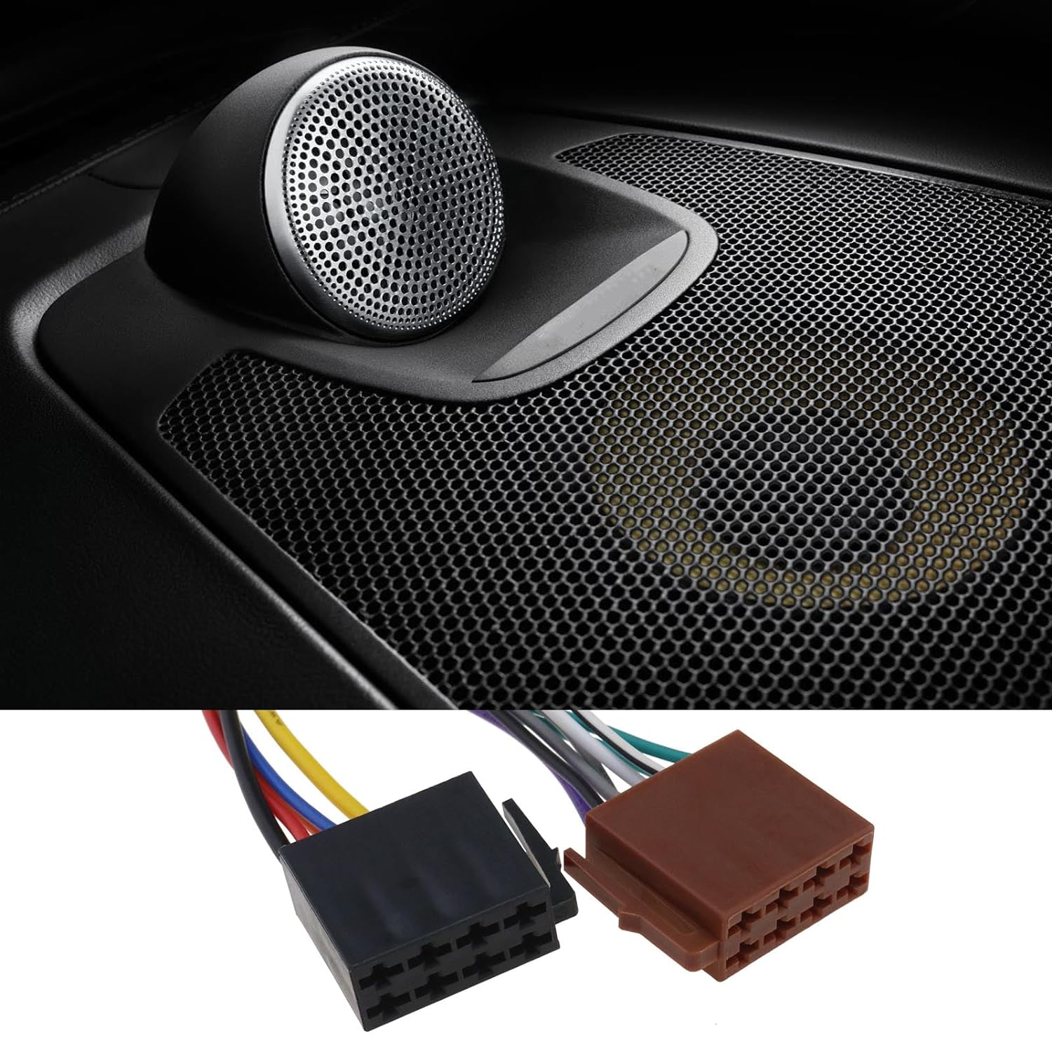 Emsea Car Radio Stereo ISO Wire Harness Adapter Lead Loom 16 Pin ISO ...