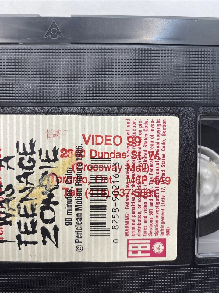 I Was a Teenage Zombie (VHS, 1988) Cult Horror Comedy Charter ...