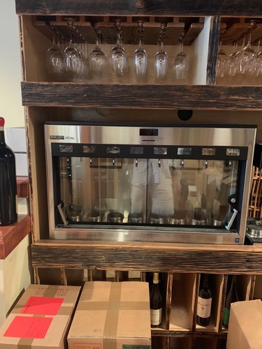 Two Enomatic Elite 8 Wine Dispensers with N2 Excel 100 Nitrogen ...