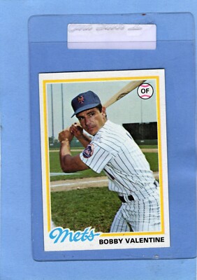 1978 Topps New York Mets Bobby Valentine #712 NrMt -Mt | eBay