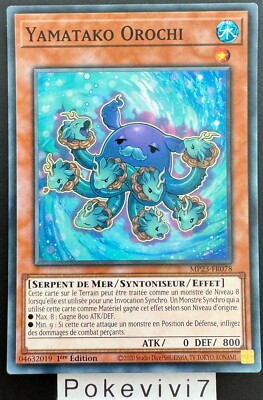 Carte YU-GI-OH! YAMATAKO OROCHI MP23-FR078 SR NEUF | eBay